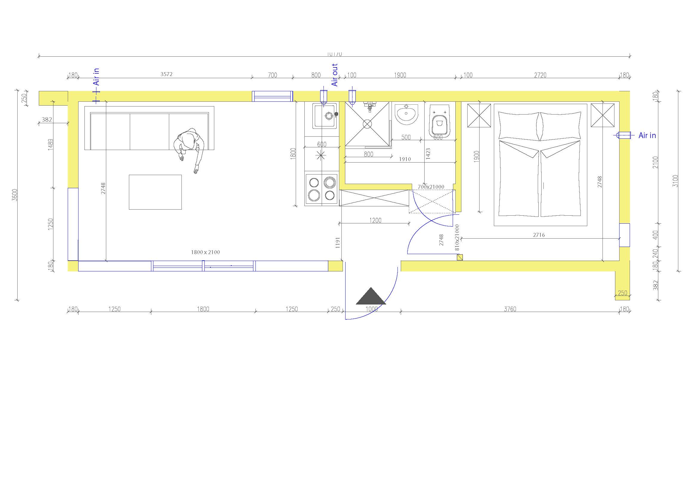 Attefallshus Gotland 30 kvm - Nordwind